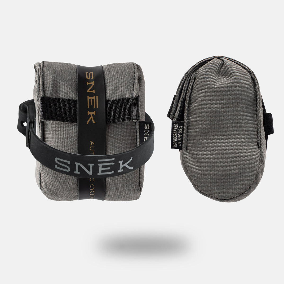 Bicycle Saddle Bag & Frame Bag with Roll Top Closure – Snēk Cycling